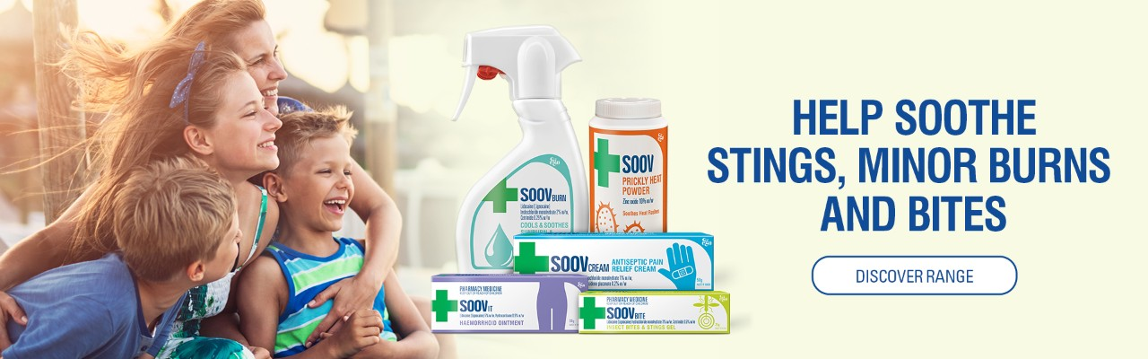 Help Soothe Stings, Minor Burns & Bites | SOOV Australia