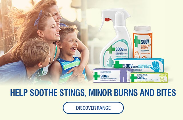 Help Soothe Stings, Minor Burns & Bites | SOOV Australia