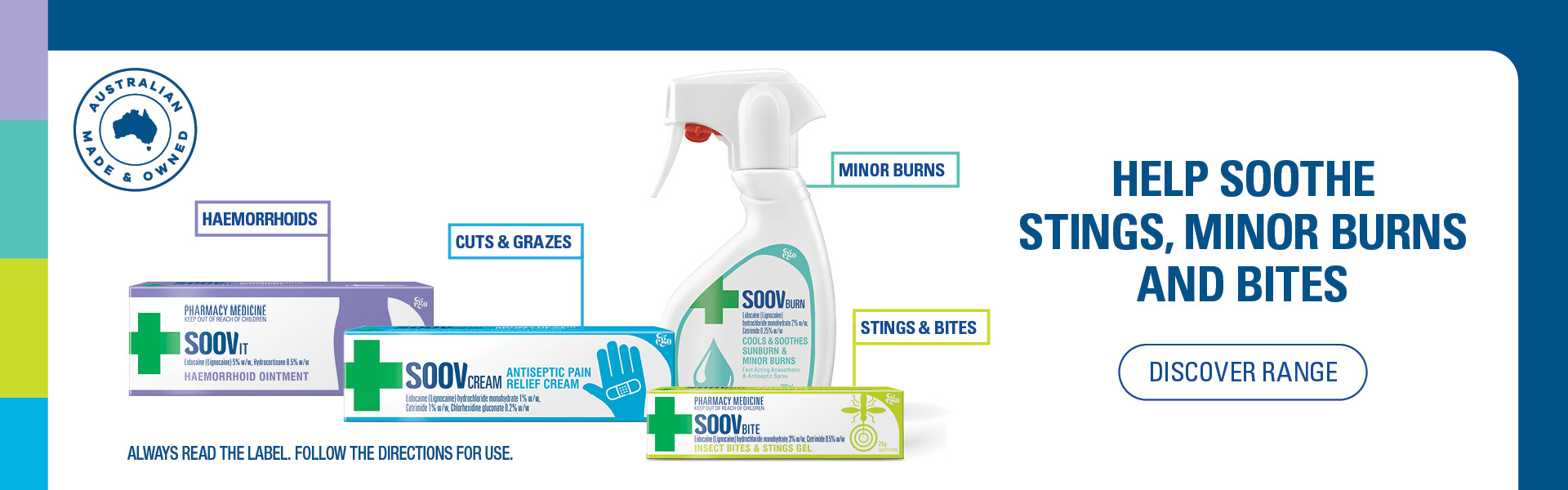 Help Soothe Stings, Minor Burns & Bites | SOOV Australia